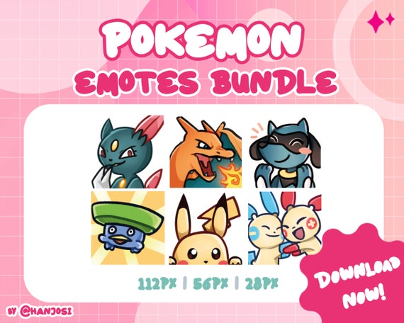 POKEMON BUNDLE: Discord Emotes / Twitch Youtube Streaming - Etsy