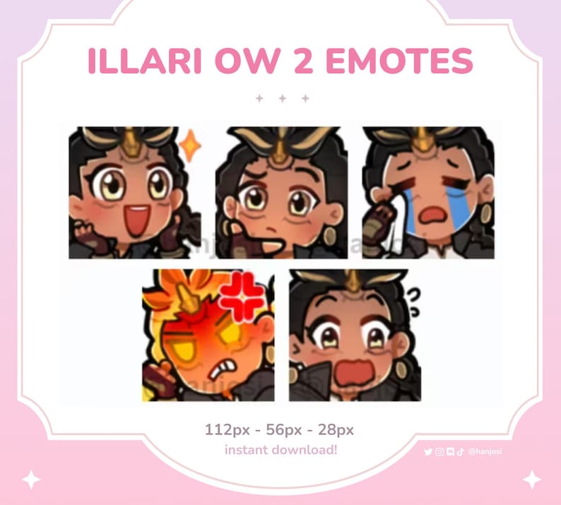 ILLARI OVERWATCH 2 emote: Discord Emotes / Twitch, YouTube Stream - Etsy.de