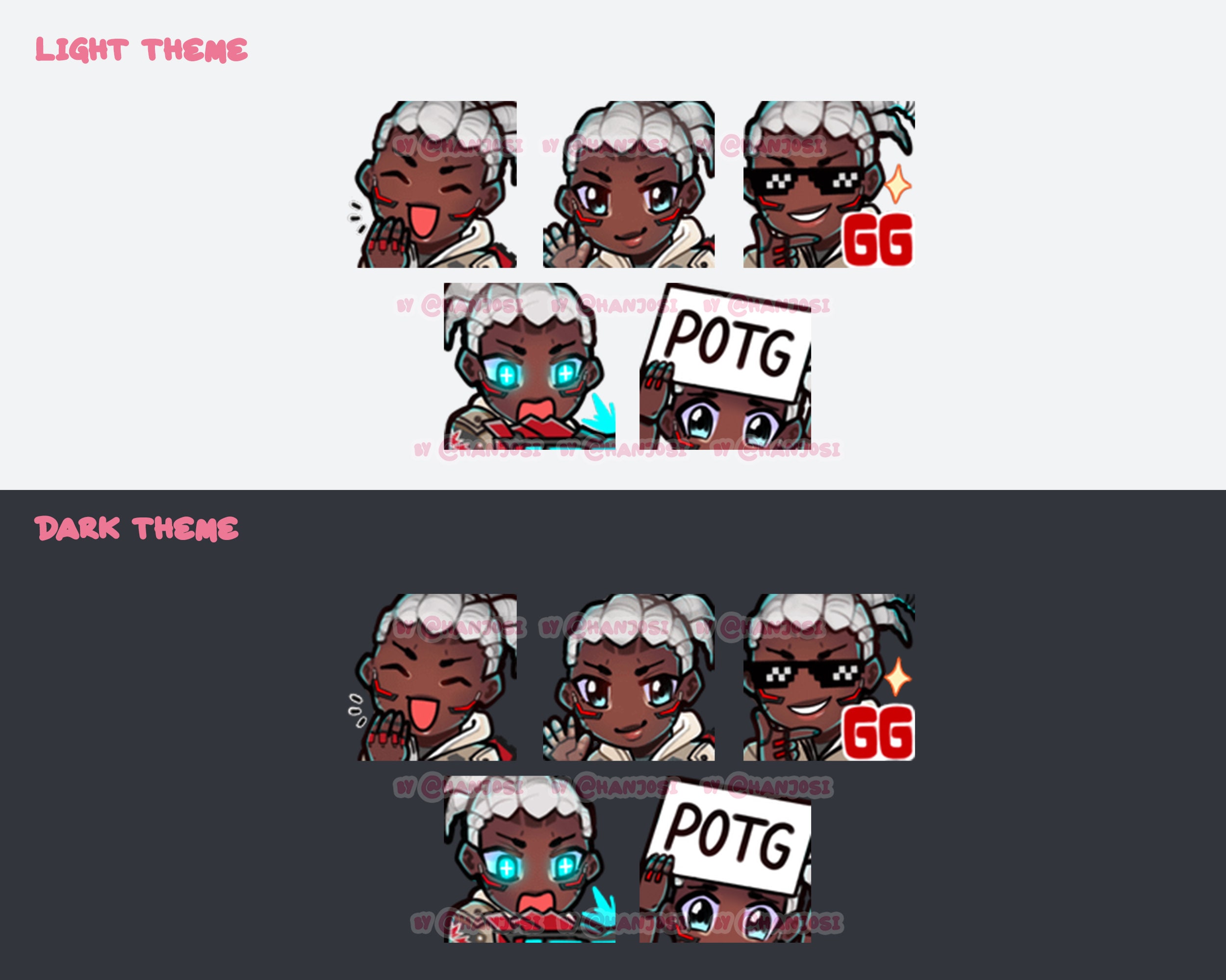 SOJOURN OW SET: Discord Emotes / Twitch, Youtube Streaming Emotes ...