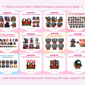 Lethal Company ANIMATED BUG Gift Emote - Yippee Bug, Hoarding Bug ...