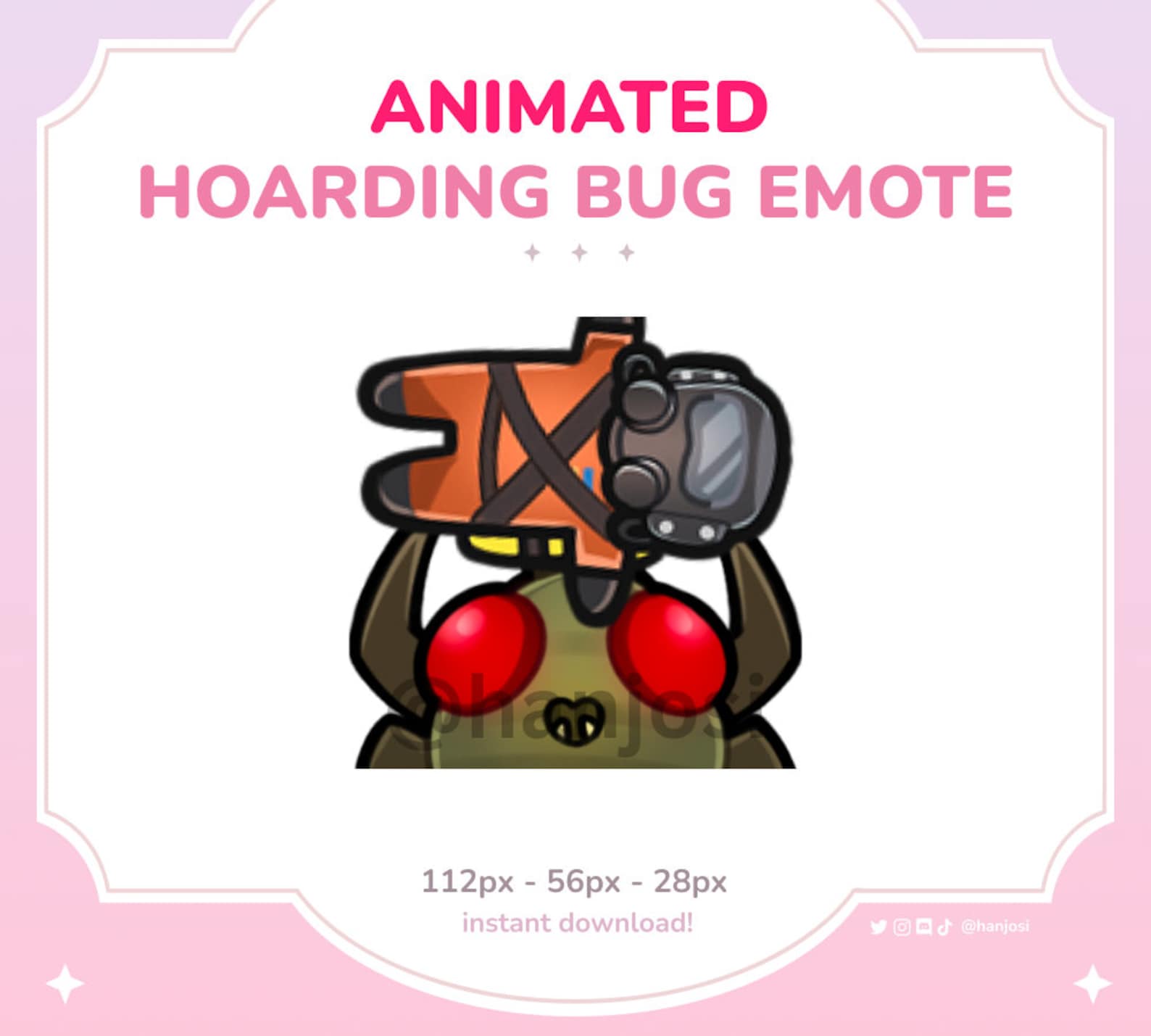 Lethal Company ANIMATED BUG Employee Emote - Yippee Bug, Hoarding Bug ...