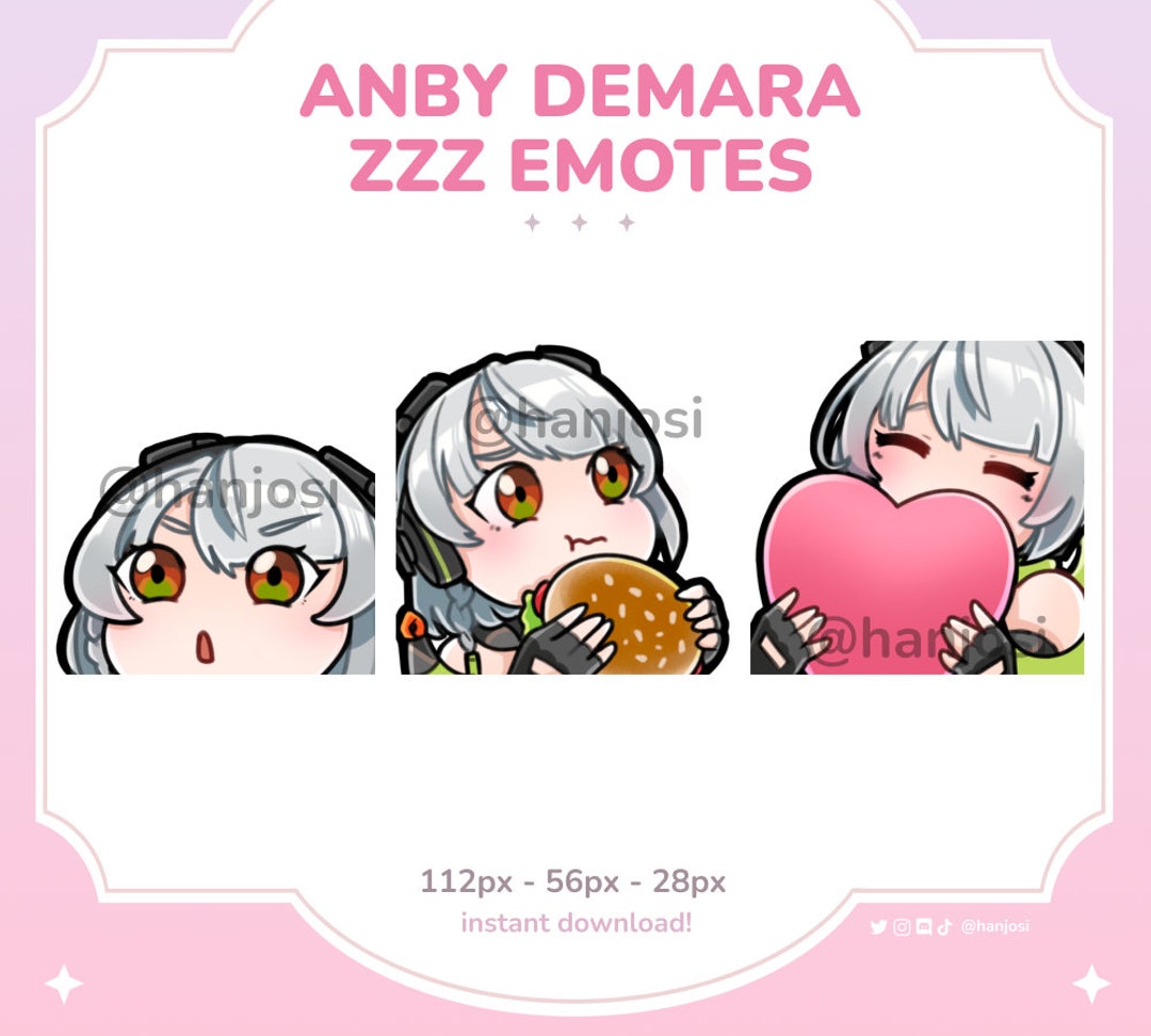 Anby Demara ZZZ Zen Zoneless Zero Emotes - Zzz Emotes, Discord Emote ...