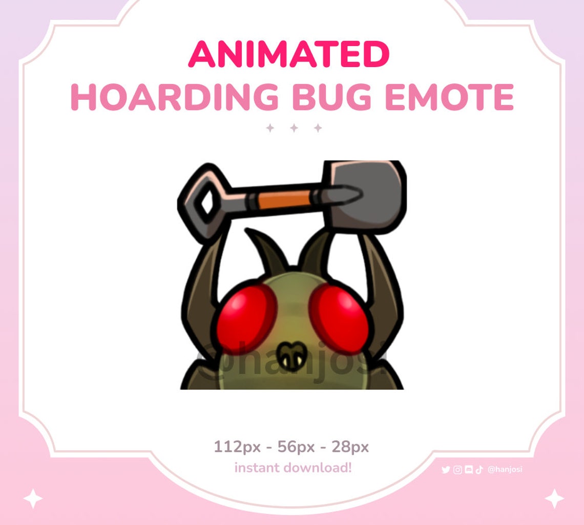 Lethal Company ANIMATED BUG SHOVEL Emote - Yippee Bug, Hoarding Bug ...