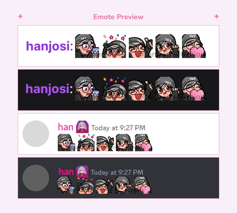 DOKKAEBI RAINBOW 6 EMOTES Set - R6 Emotes Bundle, Dokkaebi, Rainbow 6 ...