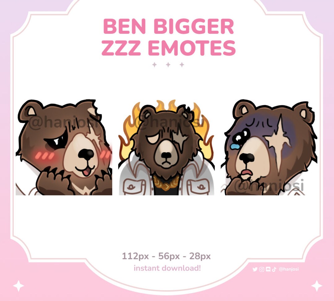 Ben Bigger ZZZ Zen Zoneless Zero Emotes - Zzz Emotes, Discord Emote ...
