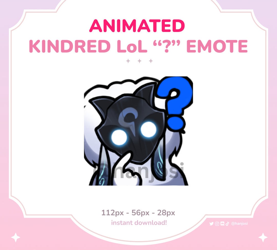KINDRED Lamb ANIMATED LEAGUE Emote - Lol Emote, Animated Emote, League ...