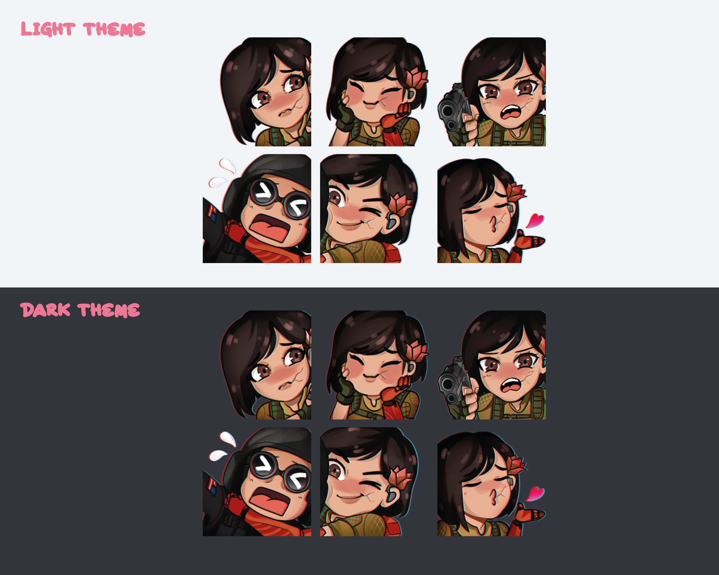 R6 ARUNI BUNDLE: Discord Emotes / Twitch, Youtube Streaming Emotes ...