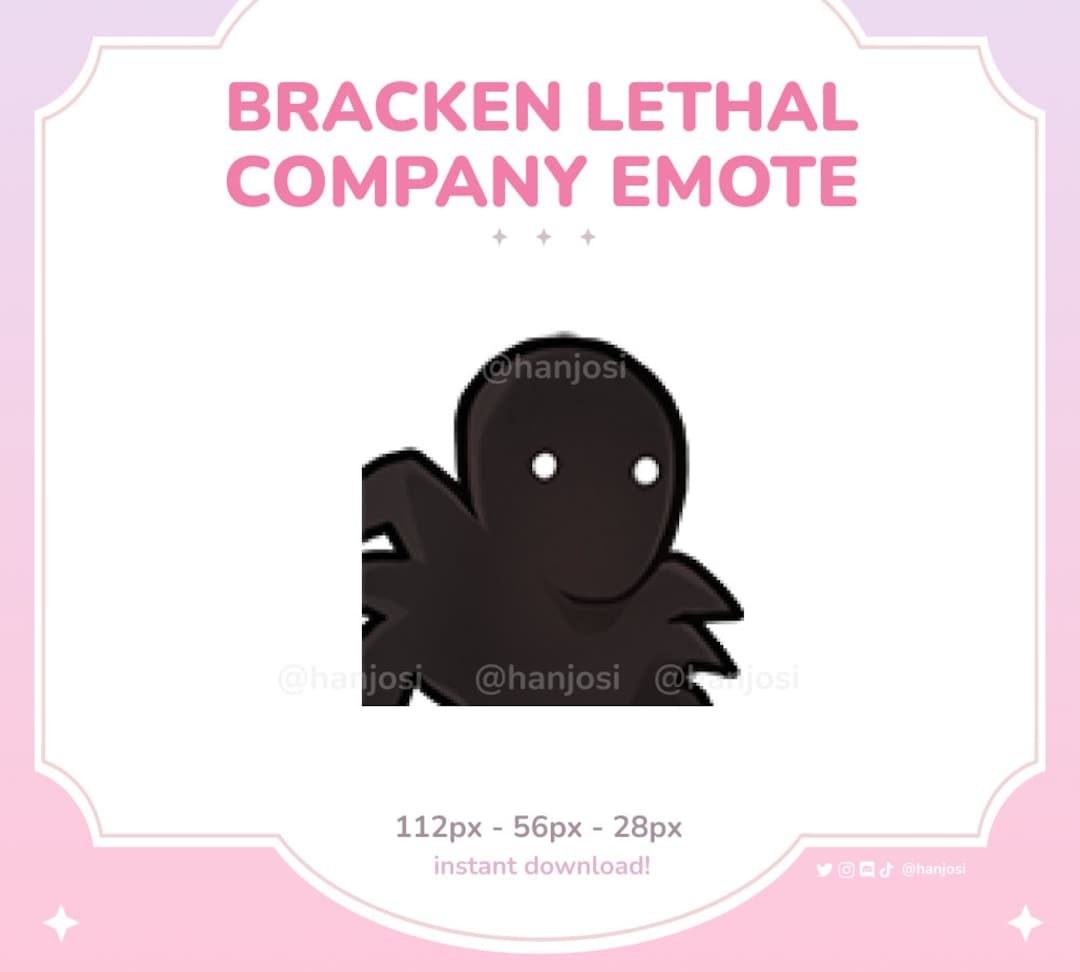 Bracken LETHAL COMPANY Emote - Lethal Company Game, Bracken, Slender ...