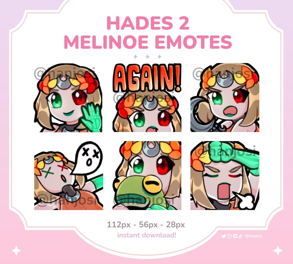 HADES 2 MELINOE EMOTES: Hades Game, Hades 2, Melinoë, Emotes, Hades ...