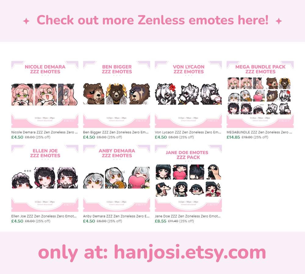 Jane Doe ZZZ Zen Zoneless Zero Emotes - Zzz Emotes, Discord Emote ...