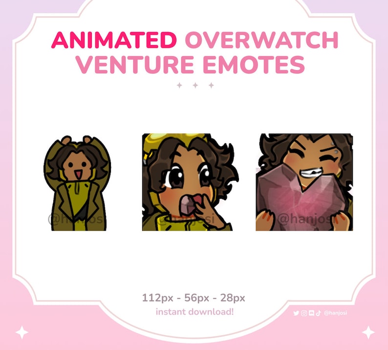 ANIMATED Overwatch 2 VENTURE Emotes: Discord Emotes / Twitch, Youtube ...