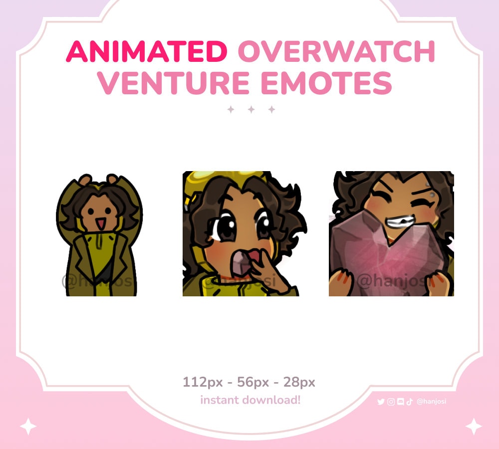 ANIMATED Overwatch 2 VENTURE Emotes: Discord Emotes / Twitch, Youtube ...