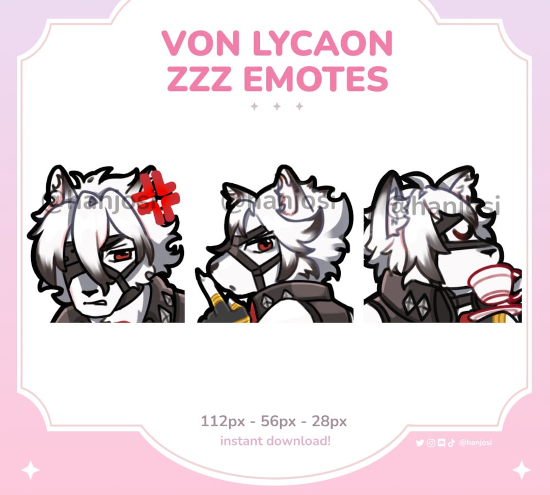 Von Lycaon ZZZ Zen Zoneless Zero Emotes - Zzz Emotes, Discord Emote ...
