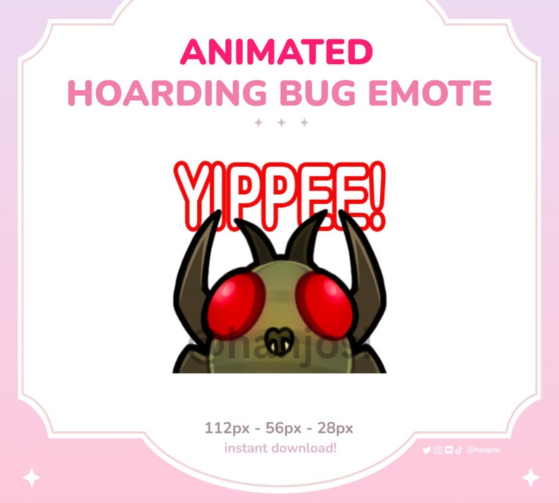 Lethal Company ANIMATED BUG YIPPEE Emote - Yippee Bug, Hoarding Bug ...