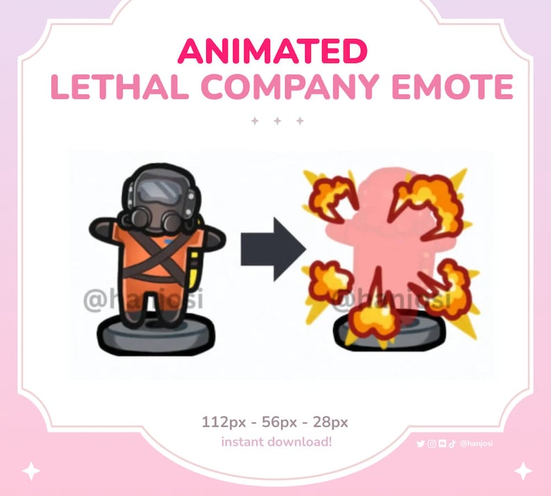 Lethal Company ANIMATED LANDMINE Emote - Discord, Twitch, Streaming ...