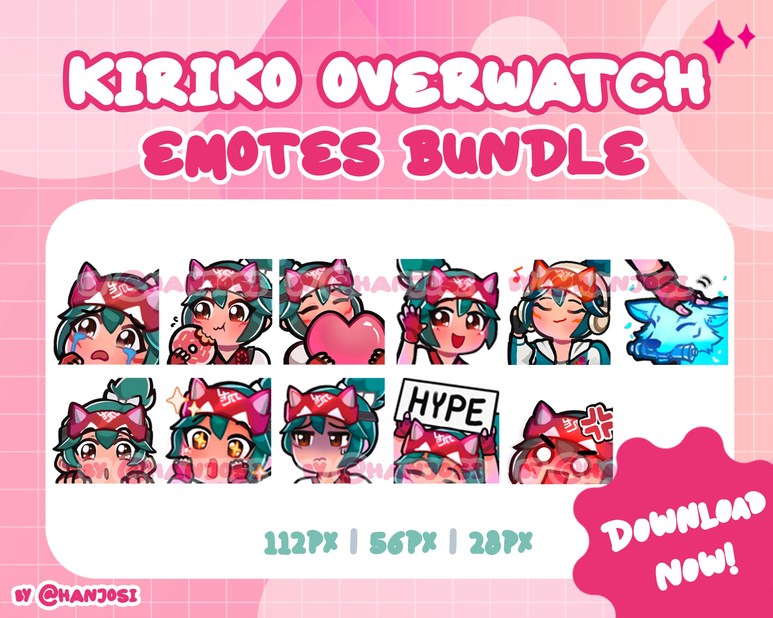 KIRIKO MEGA BUNDLE: Discord Emotes / Twitch Youtube Streaming - Etsy