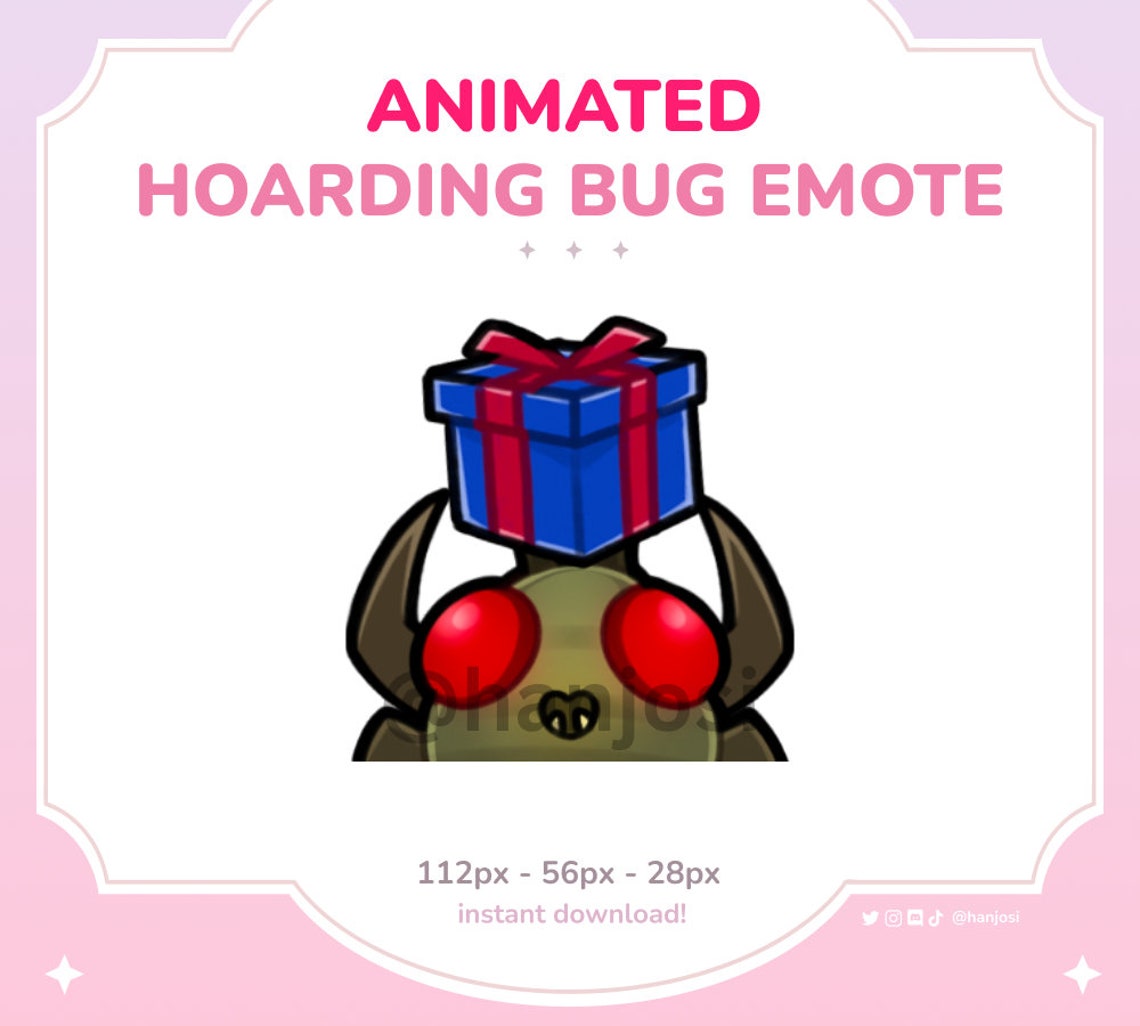 Lethal Company ANIMATED BUG GIFT Emote - Yippee Bug, Hoarding Bug ...