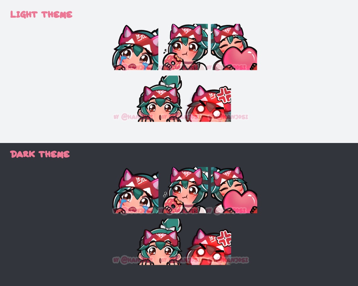 KIRIKO MEGA BUNDLE: Discord Emotes / Twitch Youtube Streaming - Etsy
