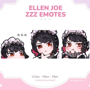 Ellen Joe ZZZ Zen Zoneless Zero Emotes - Zzz Emotes, Discord Emote ...