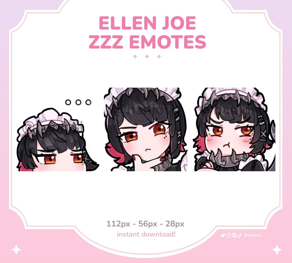 Ellen Joe ZZZ Zen Zoneless Zero Emotes - Zzz Emotes, Discord Emote ...