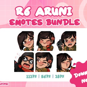 R6 ARUNI BUNDLE: Discord Emotes / Twitch Youtube Streaming - Etsy
