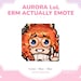AURORA Lol Emote: League of Legends Emotes Aurora New Champ Vastayan ...