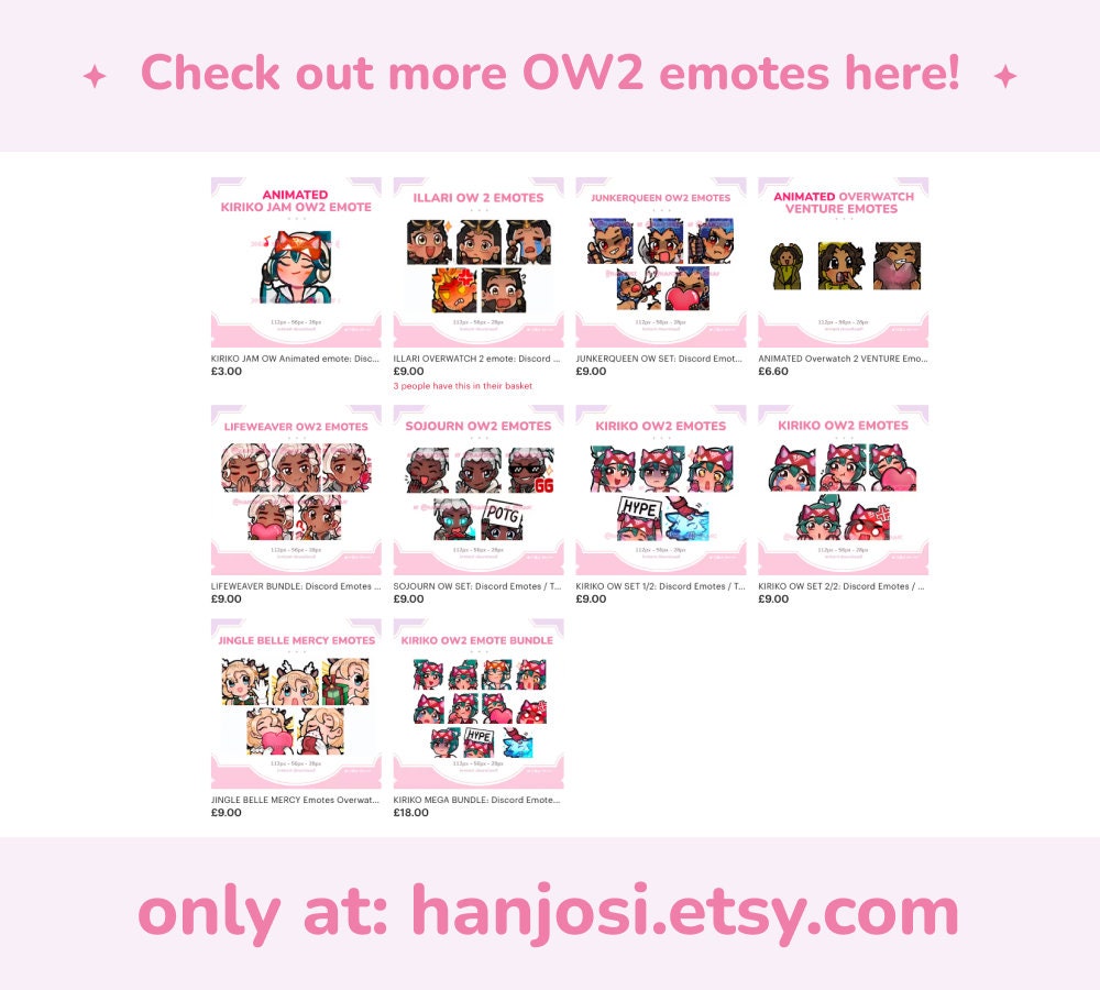 SPACE RANGER JUNO Overwatch 2 Emote Pack: Discord Emotes / Twitch ...