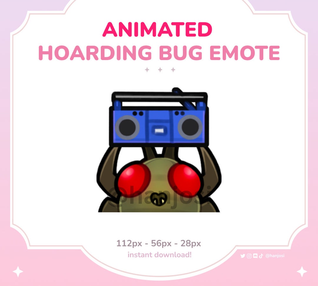 Lethal Company ANIMATED BUG Gift Emote - Yippee Bug, Hoarding Bug ...