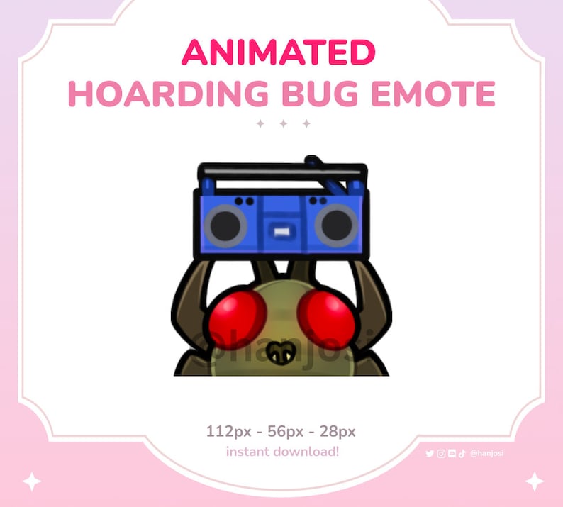 Lethal Company ANIMATED BUG Gift Emote - Yippee Bug, Hoarding Bug ...