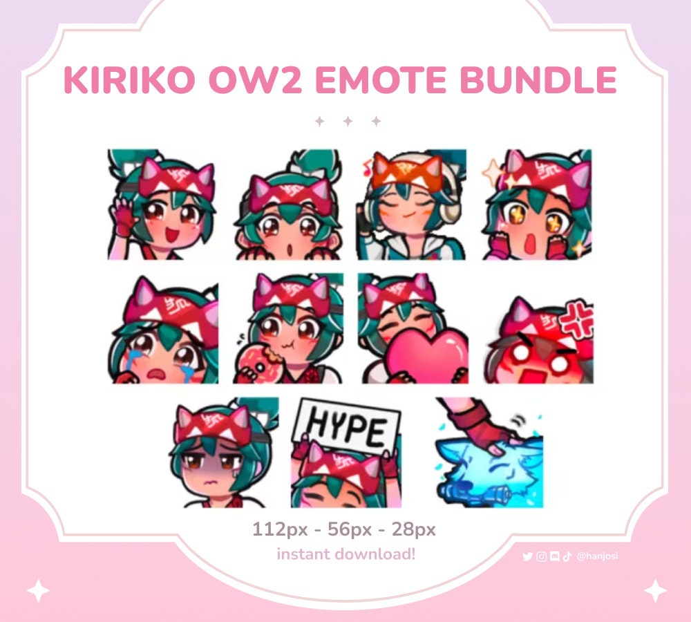 KIRIKO MEGA BUNDLE: Discord Emotes / Twitch, Youtube Streaming Emotes ...