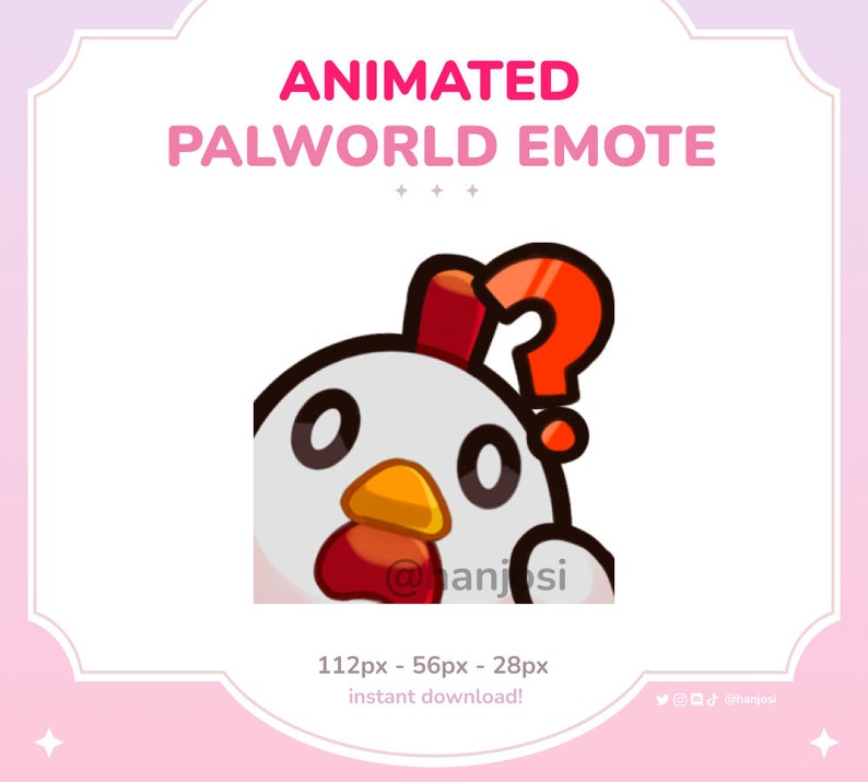 PALWORLD ANIMATED CHIKIPI Emote - Cute Animated Emotes, Discord Emotes ...