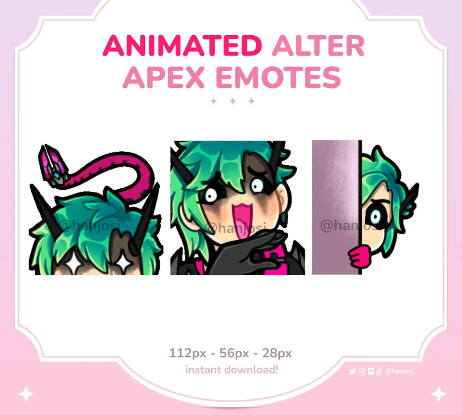 ALTER ANIMATED Apex Emotes - Emote Bundle, Apex Legends, Animated ...
