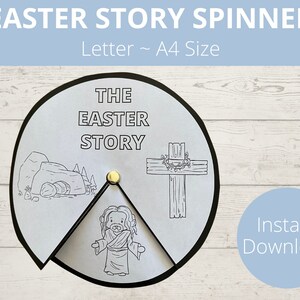 Easter Activities for Kids Easter Bible Story Easter Crafts - Etsy
