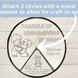 Parable of Unforgiving Servant, Sunday School Activities, Kids Bible ...