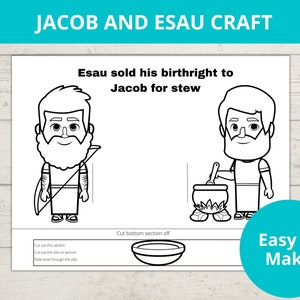 Jacob and Esau, Bible Story for Kids, Sunday School Activity, I Spy ...