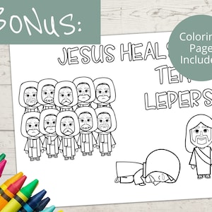 Ten Lepers, Jesus Heals, Sunday School Activities, Miracles of Jesus ...