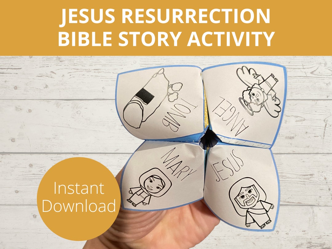 Empty Tomb Craft, Jesus Resurrection, He is Risen, Easter Story for ...