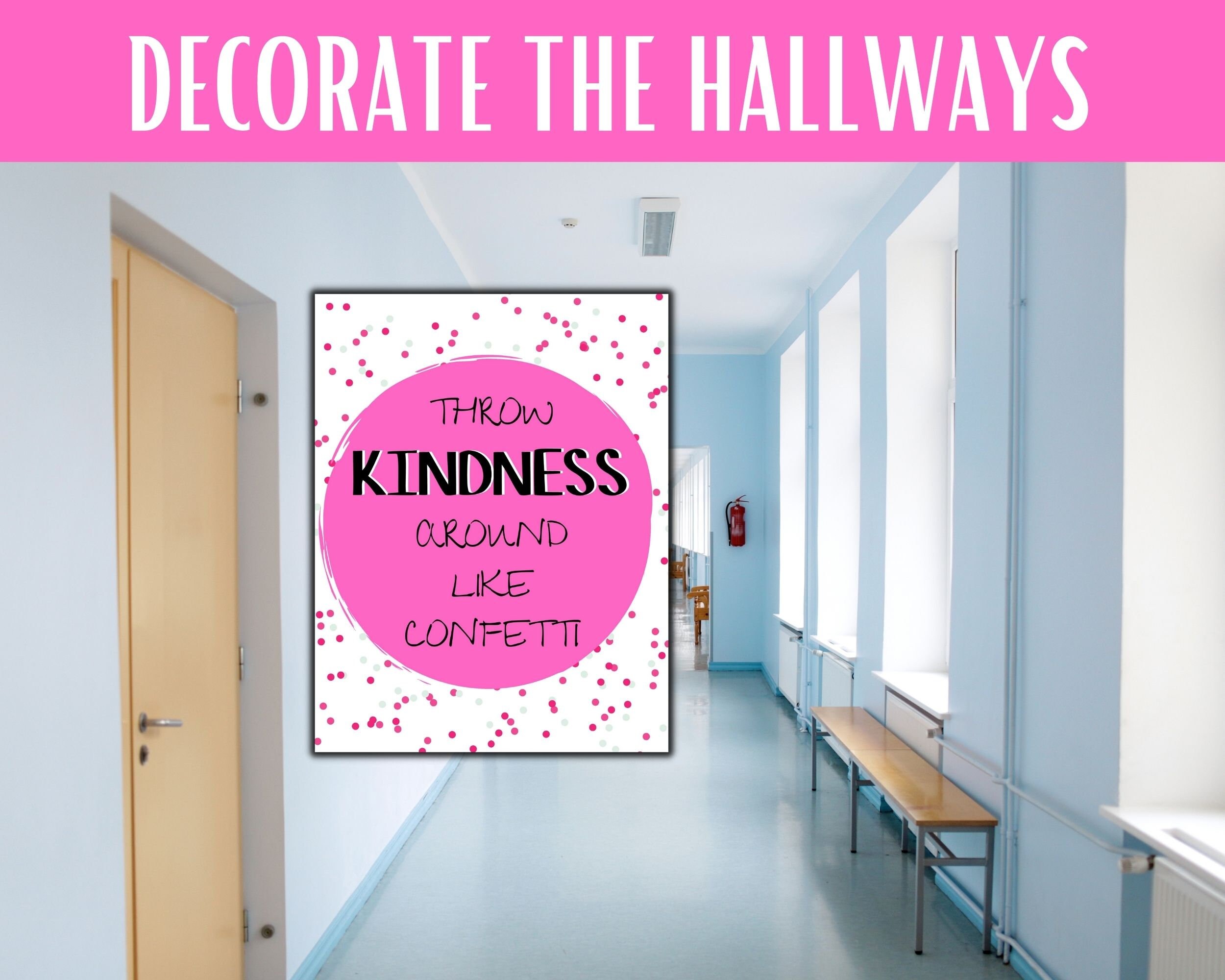 Pink Shirt Day, Kindness Poster, Classroom Decor Printable, Pink Shirt ...