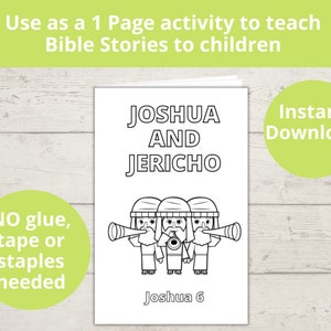 Joshua and the Battle of Jericho, Bible Story for Kids, Sunday School ...