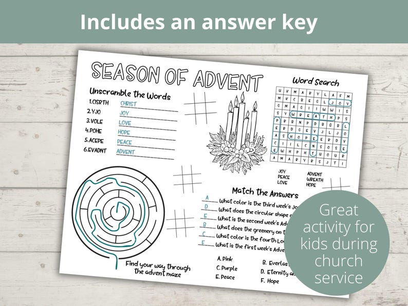 Advent Activity, Advent Christmas, Advent Coloring, Bible Activity ...