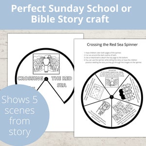 Crossing the Red Sea, Moses Crossing the Red Sea, Bible Story Crafts ...