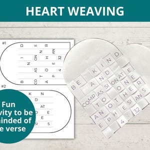 Be Kind and Compassionate, Ephesians 4:32, Sunday School Craft, Bible ...