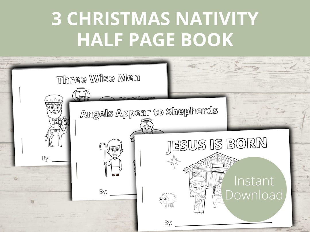 Christmas Nativity, Jesus is Born, Baby Jesus, Sunday School Craft ...