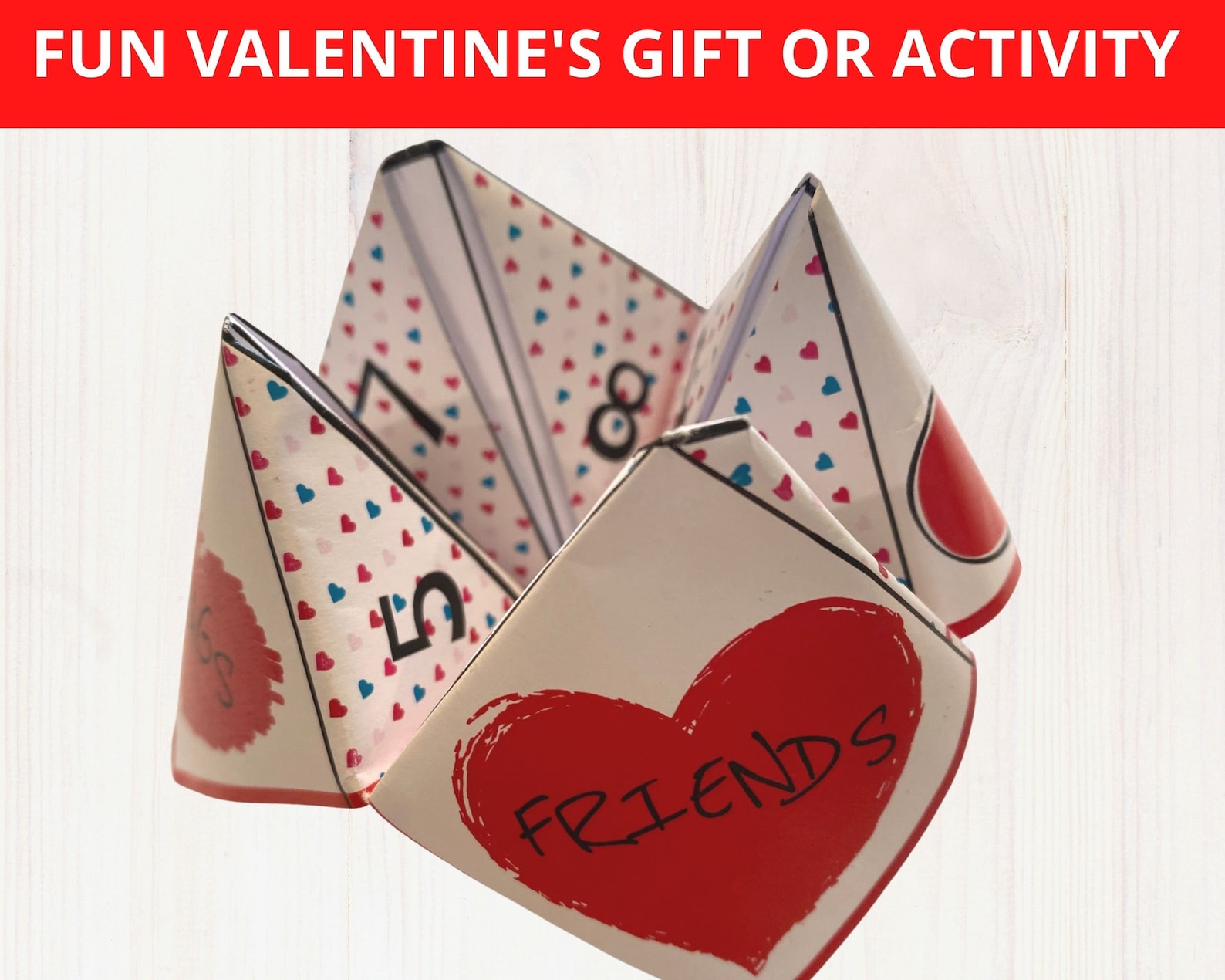 Valentines Joke Teller, Valentines Day Card, Valentine Fortune Teller ...