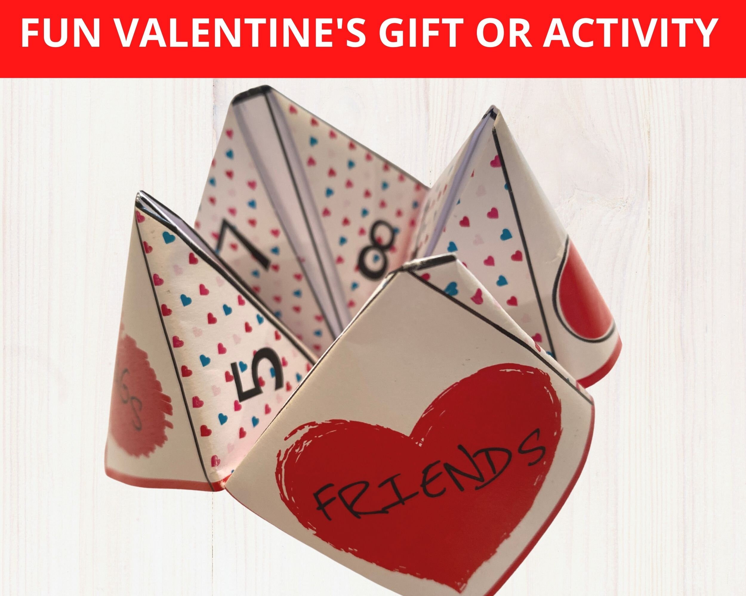 Valentines Joke Teller, Valentines Day Card, Valentine Fortune Teller ...