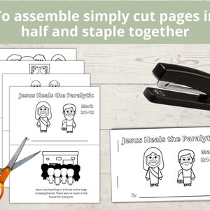 Jesus Heals the Paralyzed Man, Sunday School Craft, Miracles of Jesus ...