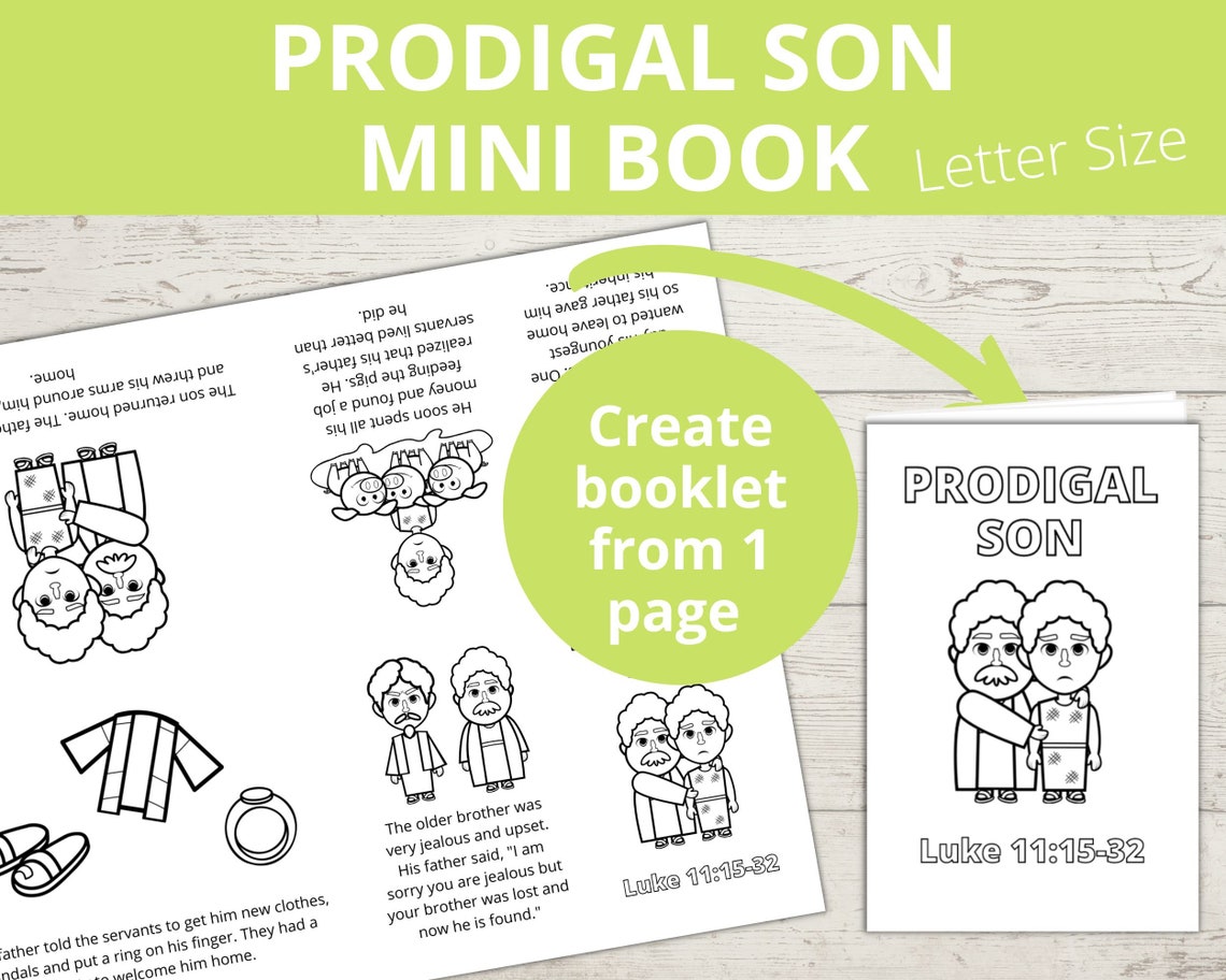 Prodigal Son Sunday School Craft Parables of Jesus New - Etsy