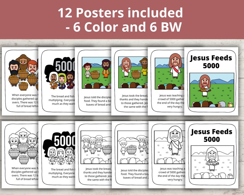 Jesus Feeds 5000, Jesus Feeds the 5000, Bible Story, Loaves and Fish ...