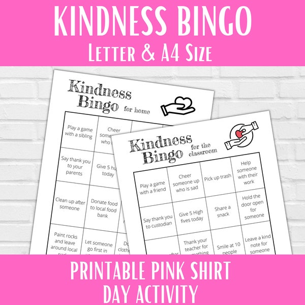 Pink Shirt Day Activity Bundle, Anti-bully Activity, Anti Bullying Day ...