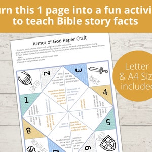 Armor of God Craft, Armor of God Kid, Put on the Full Armor of God ...